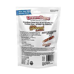 DreamBone Chicken-Wrapped Chews 8 Count, Rawhide-Free Chews for Dogs - large | 8-count