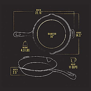 Pit Boss 14” Cast Iron Skillet