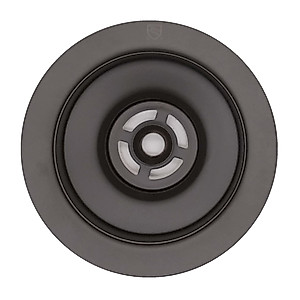 Westbrass CO2195S-12 Combo Pack 3-1/2" Wing Nut Twist Style Large Basket Extra-Deep Collar Kitchen Sink Waste Disposal Flange with Strainer Stopper, Oil Rubbed Bronze