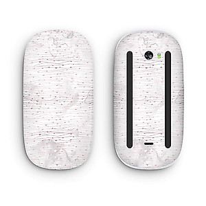 Design Skinz Karamfila Blotched Marble & Rose Gold v1 Vinyl Decal Compatible with The Apple Magic Mouse 2 (Wireless, Rechargable) with Multi-Touch Surface