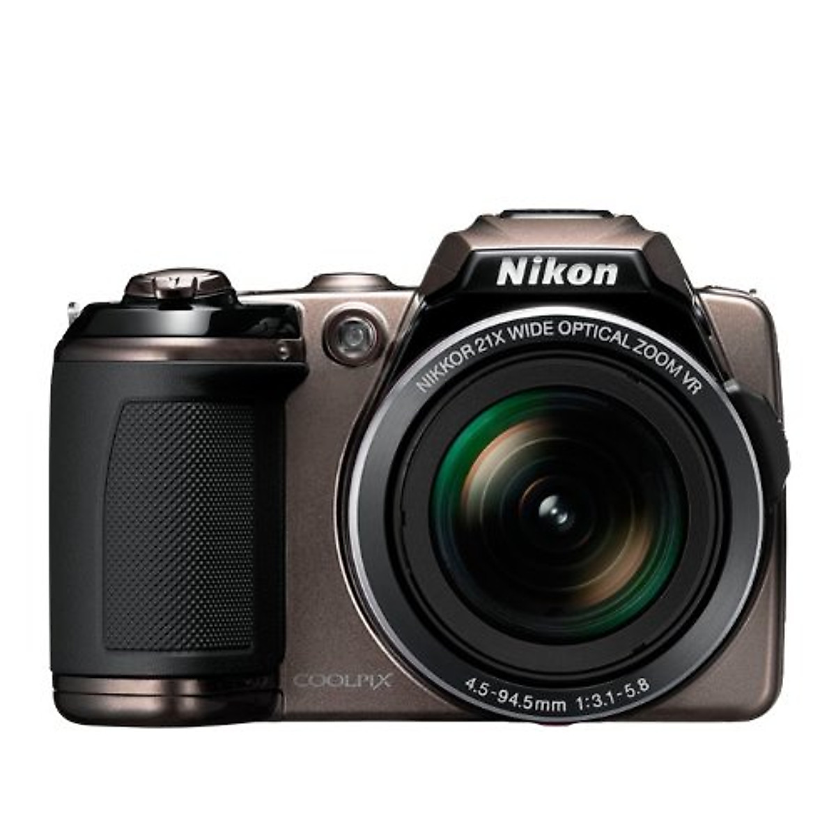Nikon COOLPIX L120 14.1 MP Digital Camera with 21x NIKKOR Wide-Angle Optical Zoom Lens and 3-Inch LCD (Bronze)