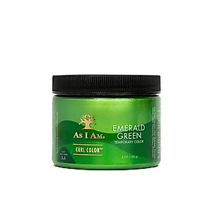 As I Am Curl Color - Emerald Green - 6 ounce - Color & Curling Gel - Temporary Color - Vegan & Cruelty Free