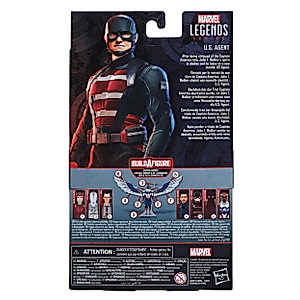 Marvel Legends Series Avengers 6-Inch Action Figure Toy U.S. Agent and 2 Accessories, for Kids Ages 4 and Up