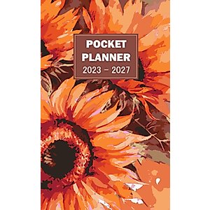 Pocket Planner 2023-2027 for Purse: From May 2023 To December 2027