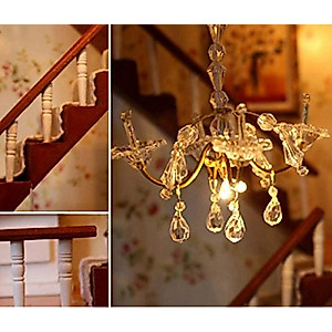 Flever® Dollhouse Miniature DIY House Kit Manual Creative with Furniture for Romantic Artwork Gift-Great Villa (Fairy Homeland)