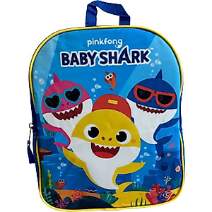 Baby Shark 11" Mini Backpack (Blue)
