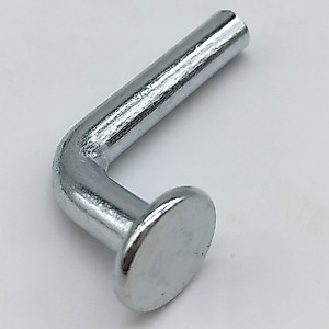 50 Pcs Pallet Rack Safety Bolt, Flat Top Hat Φ 0.570″(14.5mm), Width Φ 0.275″(7mm), Height 1.970″(50mm) High from Top to Bottom, Universal Cross Beam Locker Drop Pin, Accessory Shelving System, M7×50