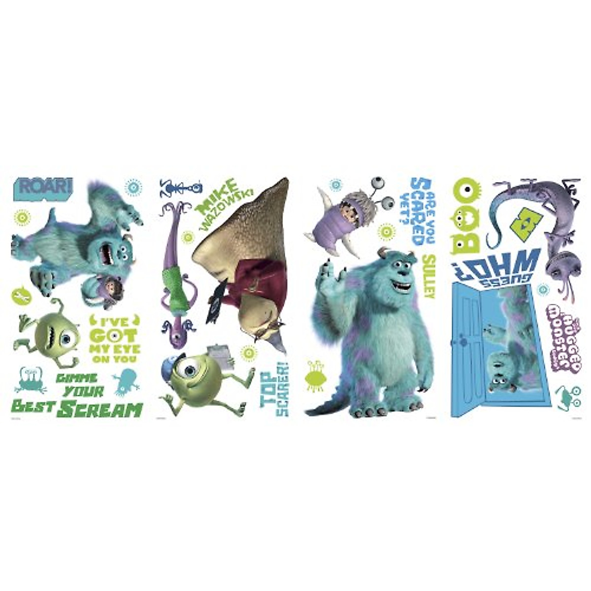 RoomMates RMK2010SCS Monsters Inc. Peel and Stick Wall Decals