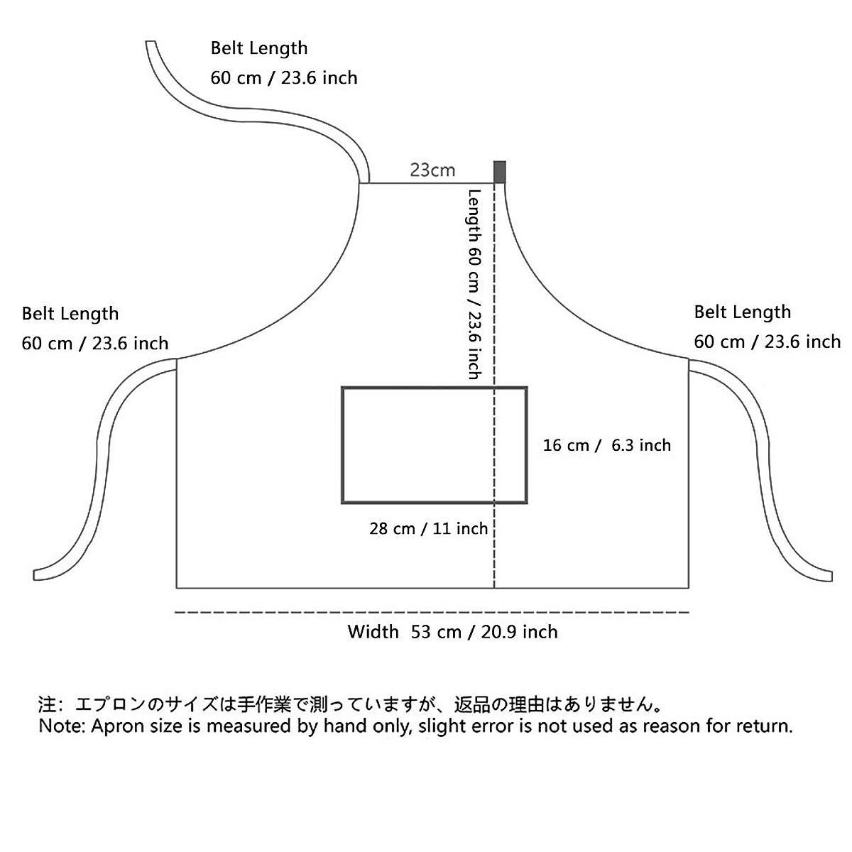 LeerKing Kids Linen Aprons with 2 Pockets Japanese Style Apron for Cooking, Baking, Painting