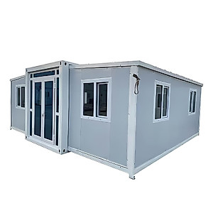 Miniature Modular Home, Lightweight Prefab House, Portable Tiny House, Micro Living Unit, 20ft 30ft 40ft for Garden Studios, Guest Houses, Mobile Clinics, Outdoor Events, Eco-Tourism Lodges
