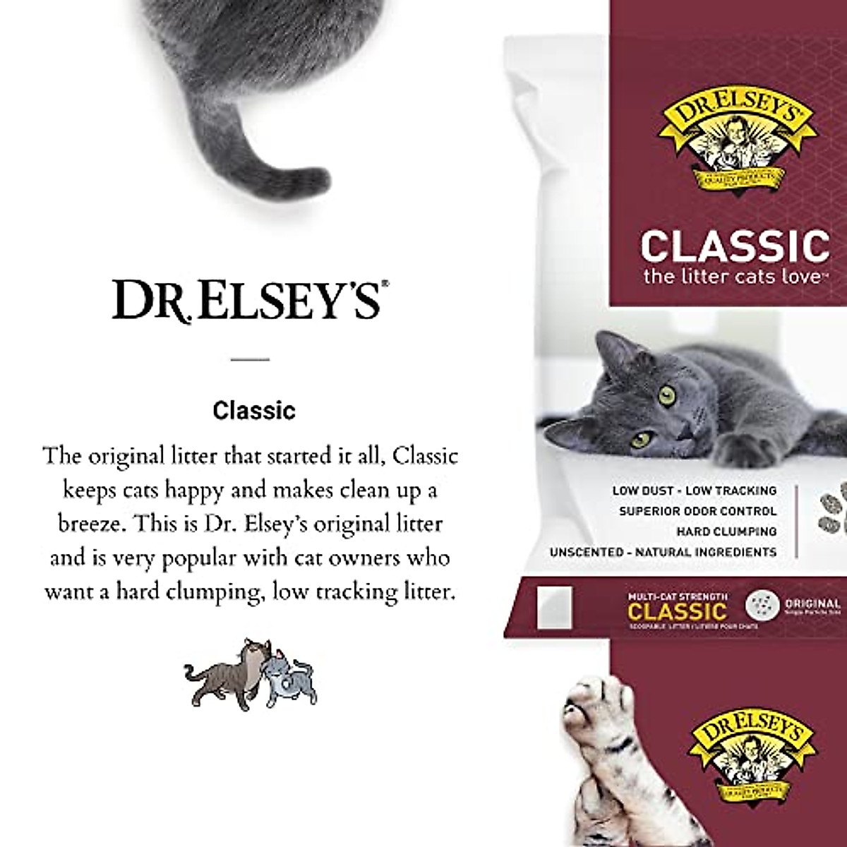 Precious Cat Classic Premium Clumping Cat Litter, 40 lb Bag