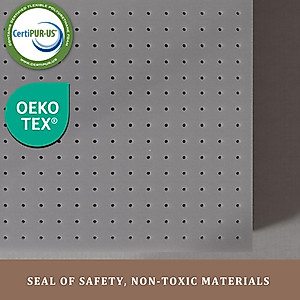 Sleepmax Extra Firm Mattress Topper Twin Size 4 Inch - Firm Memory Foam Mattress Topper for Pain Relief - Ventilated High Density Foam Bed Topper - No Odor, CertiPUR-US Certified