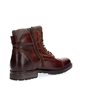 JACK & JONES Men's Biker Boots, Brown Brown Stone Brown Stone, 7