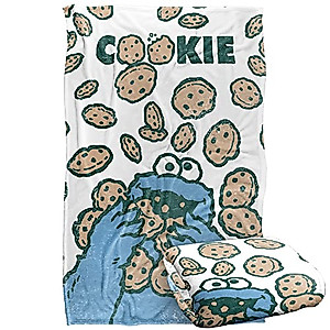 Sesame Street Cookie Crumble Silky Touch Super Soft Throw Blanket 36" x 58"