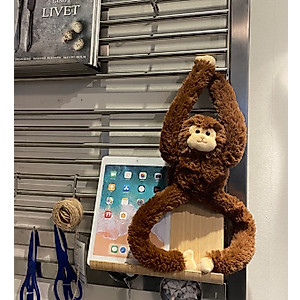 Staymore Monkey Stuffed Animals - Hanging Monkey Stuffed Animal with Hands and feet - Soft Stuffed Monkey for Boys & Girls - Décor Item for Jungle & Safari Theme - 23-Inch (Coco)