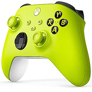 Microsoft QAU-00001 Xbox Wireless Controller Shock Blue Bundle with Wireless Controller for Xbox Series X/S - Electric Volt