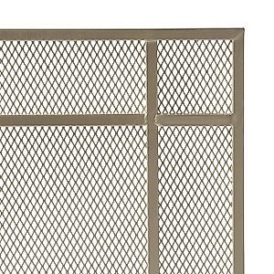 Christopher Knight Home Markus Modern Single Panel Iron Firescreen, Gold Finish