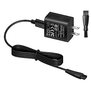 VHBW Charger for Hatteker Cordless Hair Trimmer Pro Hair Clippers Beard Trimmer & Electric Shaver Razor Replacement Hatteker Hair Trimmer Clipper Charger Cord 4.9FT