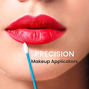 Fran Wilson EYE TEES COTTON TIPS 80 Count (6 PACK) - Precision Makeup Applicator, Double-sided Swabs with Pointed and Rounded Ends for Perfect Blending, Effective Cleaning and Precise Touch-ups