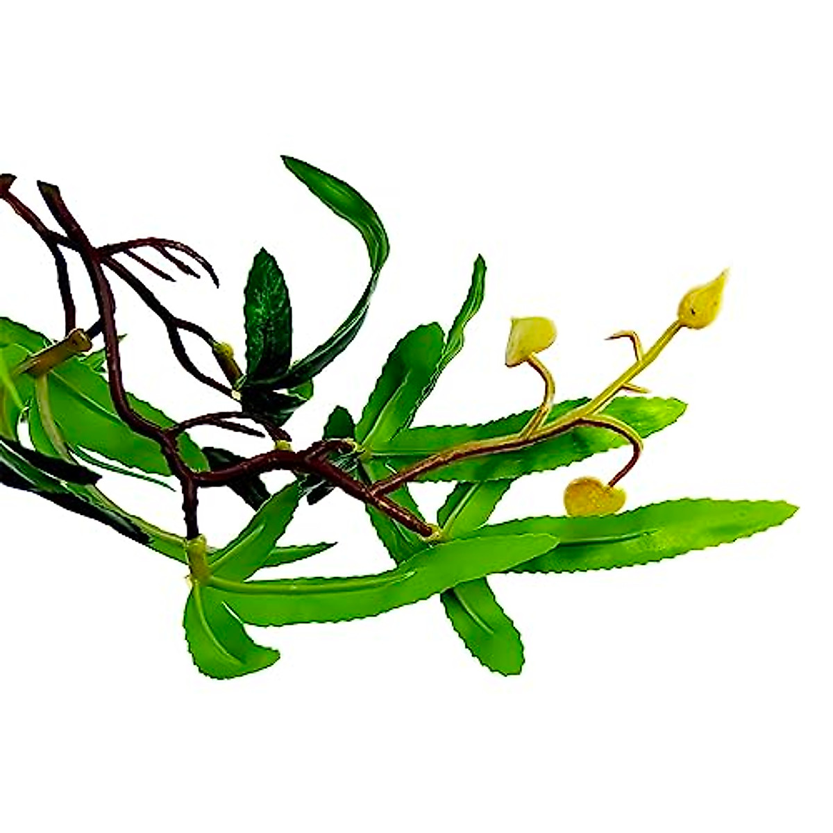 Woyrise Reptile Artificial Plants Terrarium Decor 0002-2, Amphibian Habitat Hideout Decor fit Bearded Dragon Crested Gecko Leopard Lizard Chameleon Ball Python Snake Frog