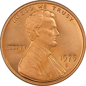 1979 S Type 2 Clear S Lincoln Memorial Cent Choice Proof Penny 1c Coin