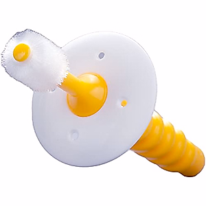 Perfect for Early Brushers Safety Plate Equipped! for Infant and Toddler up to 3 Years of Age, Completely Soft, Gentle, and Painless! Feel Great All-New 360-degree Toothbrush Baby Plus Made in Japan