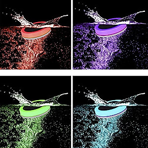 Arclight Floating Pool Lights with Remote Control, IP68 Waterproof Solar Powered Light That Float, Swimming Pools LED for Outdoor Party Decor Night Adjustable RGB Colors 20 Modes Lamp, 1pcs