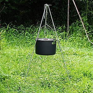 CHICIRIS Pot Tripod, Detachable Camping Tripod, for Outdoor Backyard