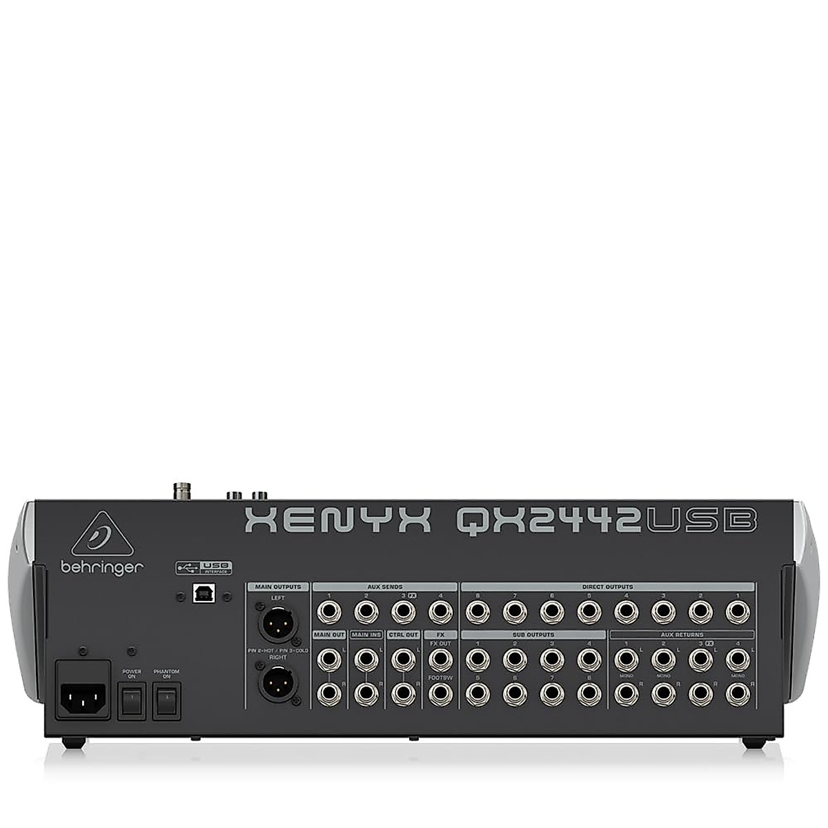 Behringer Xenyx QX2442USB Mixer with USB and Effects