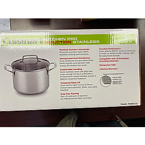 Cuisinart Soup Pot, 5 3/4 Quart, Stainless Steel, 731665-22