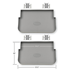 VersaCaddy Between Stud Shelving | Shelving for Garage, Home | Open Wall Shelving That Fits Between Studs | Package of Two Large Shelves