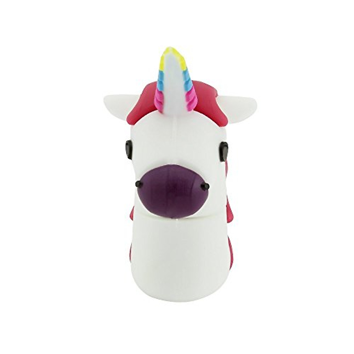 Lingtoolator cta Novelty Unicorn Shape Design 32GB USB 2.0 Flash Drive Cute Memory Stick Horse Thumb Drive Data Storage Pendrive Cartoon Jump Drive Gift (White) (32GB)