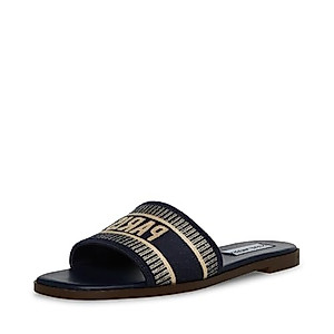 Steve Madden Women's Knox Sandal, Navy Multi, 9