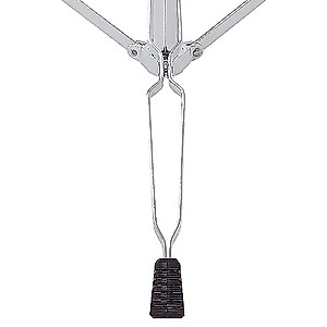 Meinl Percussion Djembe Stand with Double Braced Tripod Legs-NOT Made in China-Equpped with Rubber Padded Hooks, Fully Height and Angle Adjustable, 2-Year Warranty, Black (TMD)