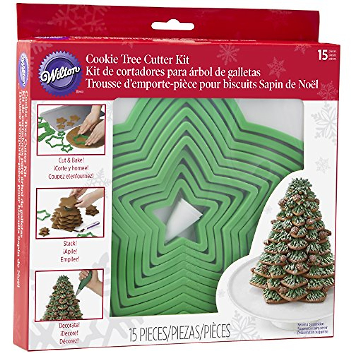 Wilton Gingerbread Cookie Tree Cutter Set