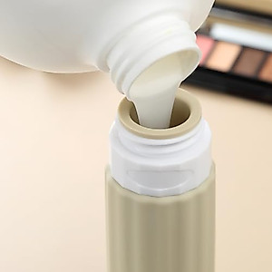 Mrsdry Travel Bottles for Toiletries, TSA Approved, Silicone Travel Bottles, BPA Free, 3oz Leak Proof Travel Size Bottles, Travel Accessories for Shampoo Body Wash Lotion Soap Liquids (4 Pack)