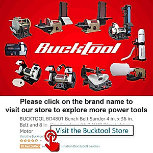 BUCKTOOL 8Inch Low-Speed Bench Grinder fit CBN Wheel Professional Wobble-free Wheel Grinder TDS-200C4HL