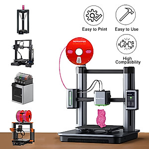 RepRapper Pink PLA 3D Printer Filament 1.75mm (± 0.03mm) 2.2lb (1kg) Cardboard Spool, Fit Most FDM Printer