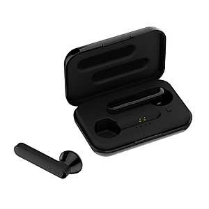 Laud True Wireless Earbuds - Noise Cancelling  Bluetooth Earphones - Smart Touch Control Sound Buds with Charging Case -Built-in Microphone Compatible with iOS & Android - Black