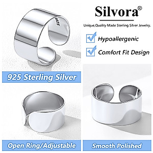 Plain Silver Band Rings Women's Knuckle Toe Rings Jewelry Midi Finger Bands Minimalist Stacked Beach Party Gifts