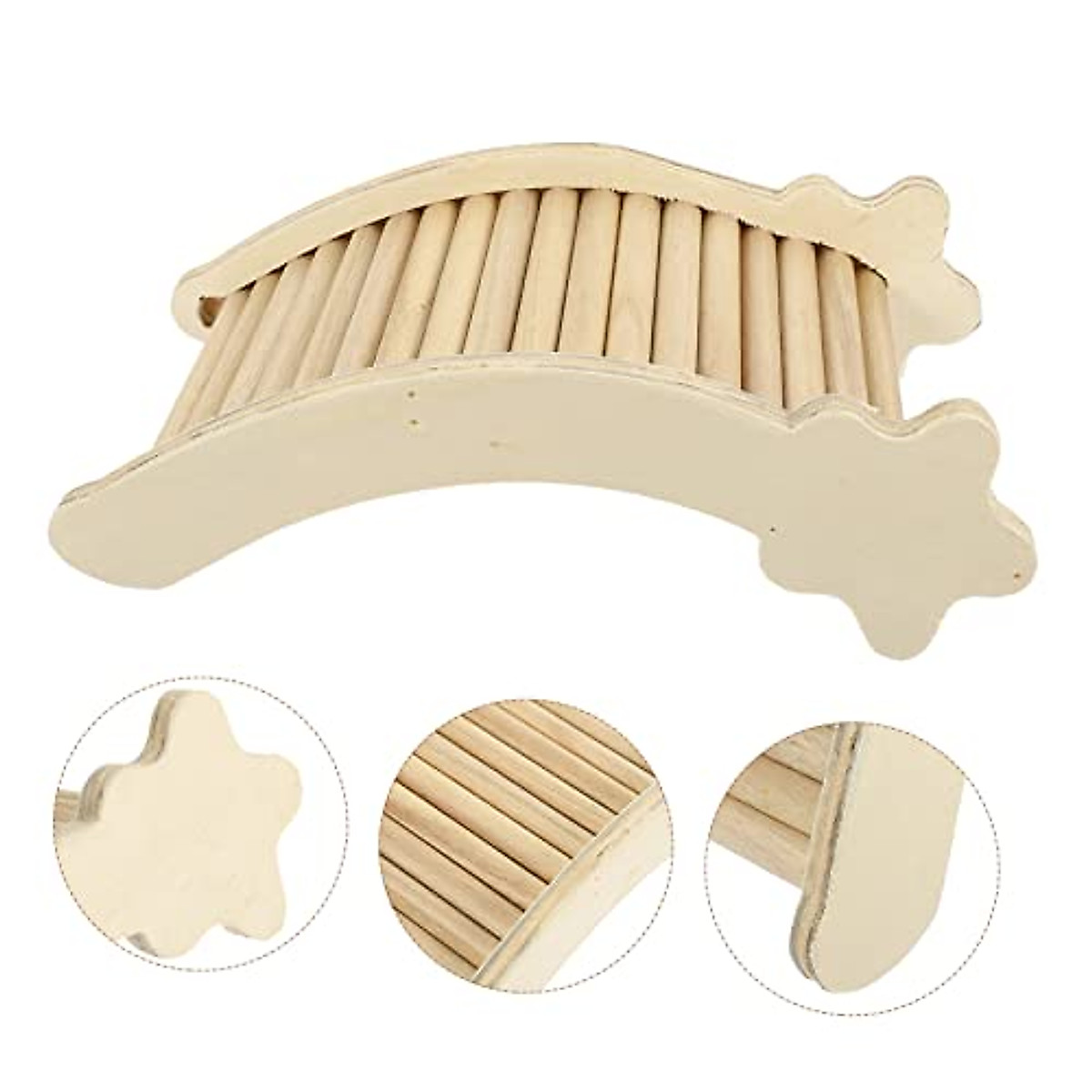 Mipcase 3pcs Hamster Climbing Ladder Rat Biting Toy Hamster Toys Chinchilla Climbing Toy Hamster Ladder Chinchilla Ladder for Cage Decor Chinchilla Training Ladder Rat Ladder Toys