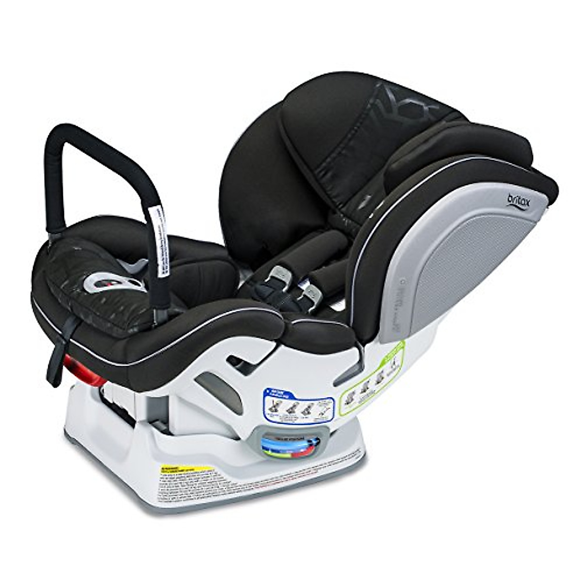 Britax Advocate ClickTight Anti-Rebound Bar Convertible Car Seat - 3 Layer Impact Protection - Rear & Forward Facing - 5 to 65 Pounds, Mosaic