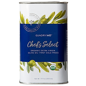 Gundry MD® Chef's Select Organic Extra Virgin Olive Oil, First Cold Press