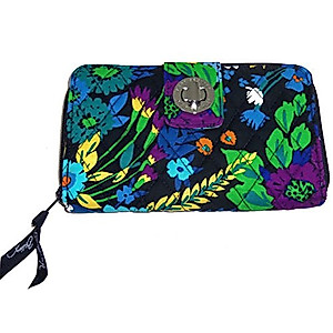 Vera Bradley Turnlock Wallet (Midnight Blues)