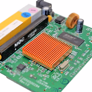 Pure Copper Heatsink 30x30x7mm / 1.18x1.18x0.28 inches for Electronic Chip Cooling