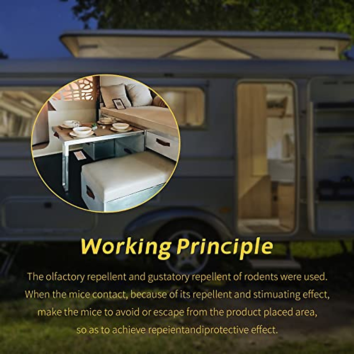 Mouse Repellent,Peppermint Oil to Repel mice and Rats in Warehouse/Basement/Attic/Garage/Shed/Cabin,1.23 Oz.(5 Pouches) New Type