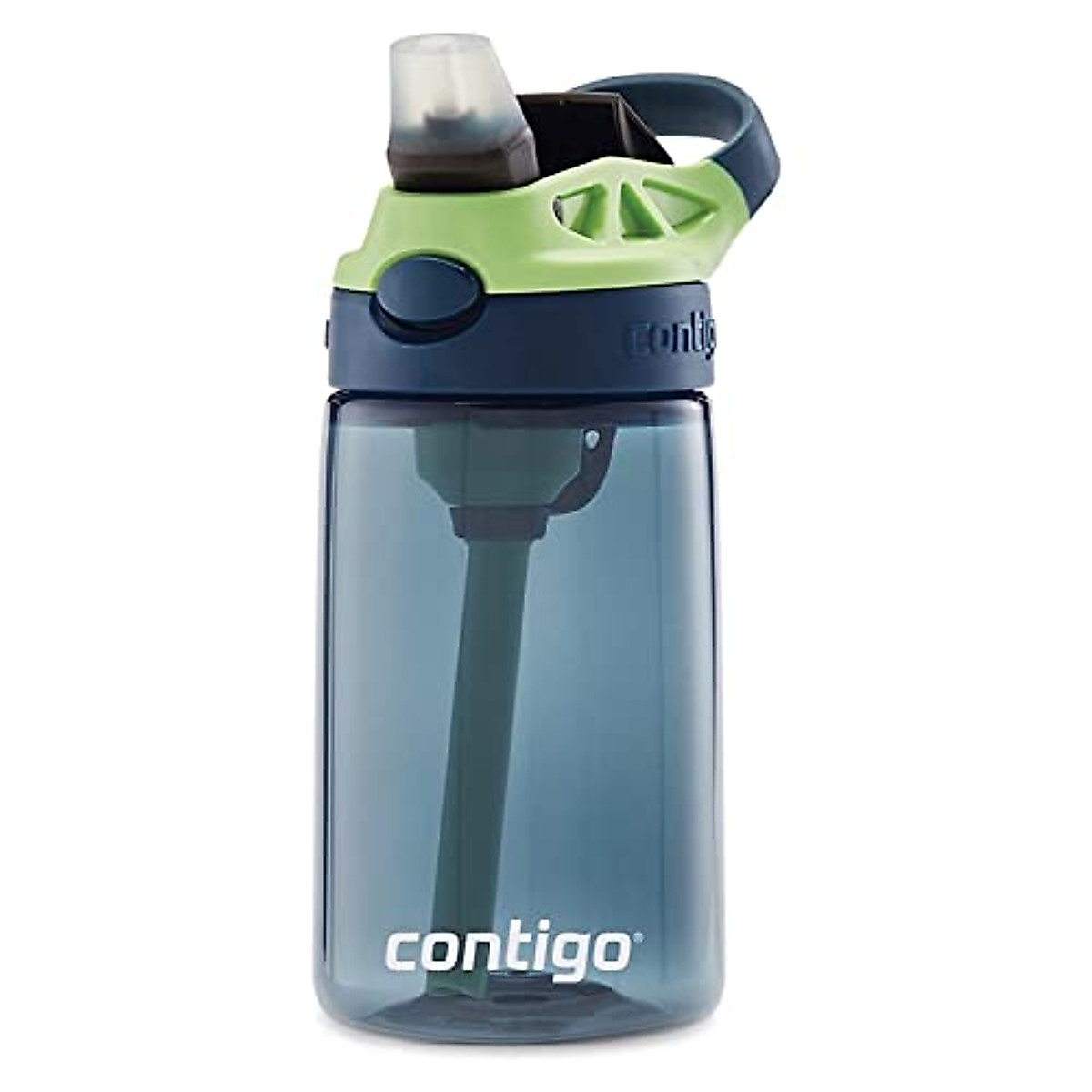 Contigo AUTOSPOUT Camping Hydration Water Bottles, 14oz (Pack of 1), Blueberry