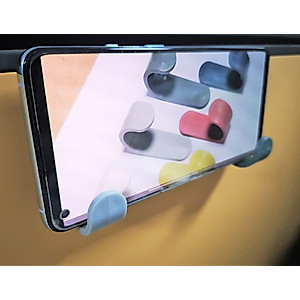 Fineget Wall Adhesive Hooks Towel Bathroom Hooks for Hanging Door Kitchen Hooks Hat Towel Key Sticky Heavy Duty J Hooks 6 Colors