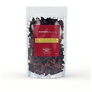 Unpretentious Dried Ghost Peppers, 25 count, Extremely Hot Bhut Jolokia Chile Peppers