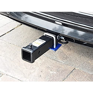 TOPTOW Hitch Extender 8-1/2" Extension Length , Fits for 2 inch Receiver, Anti-Rattle Bolt, with Hitch Pin Kit
